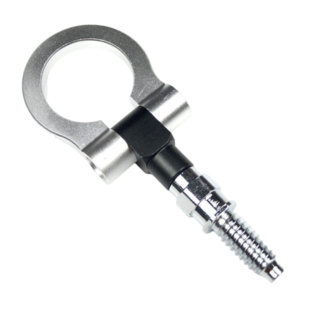 CENL Car Front Bumper Tow Hook Tow Eye Replacement Aluminum Bumper Pull ...