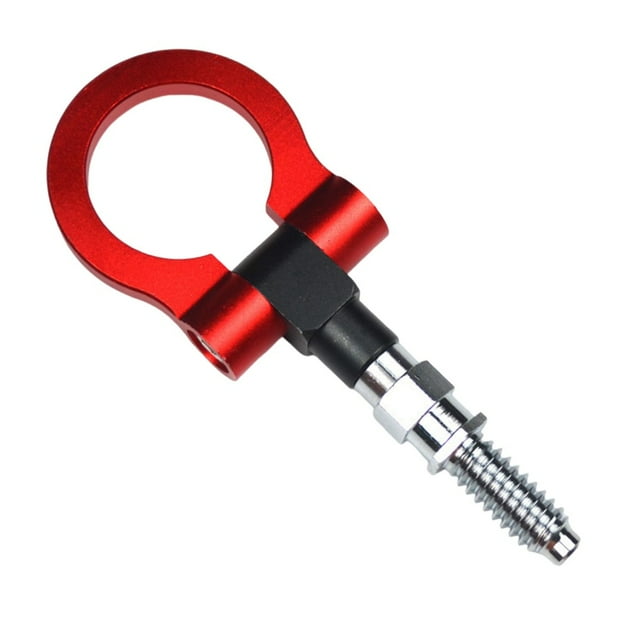CENL Car Front Bumper Tow Hook Tow Eye Replacement Aluminum Bumper Pull ...