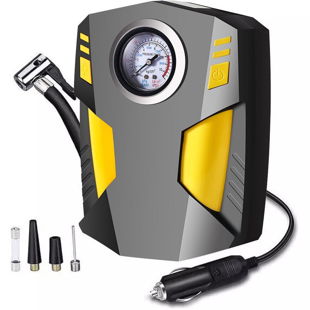 CENL Electric Corded Car Tyre Inflator Pump Portable Air Compressor Pump 12V 150PSI - Walmart.com