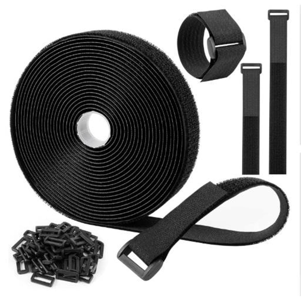 CENL Flexible Nylon Cable Straps with 2530 Buckles for Organizing Audio ...