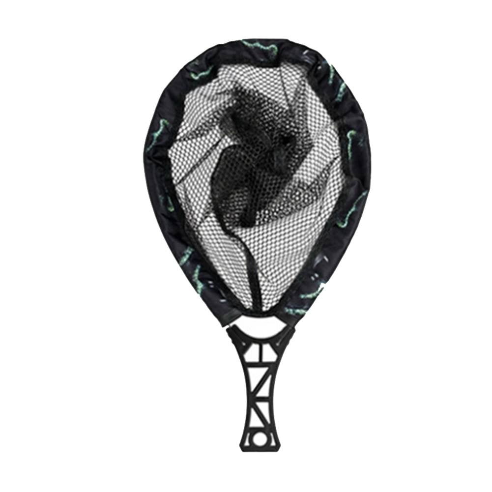 CENL Handle Fly Fishing Hand Net Glue Coated Mesh Cloth Catching ...