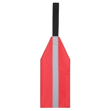 Anley Kayak Tow Red Safety Travel Flags with Reflective Strip - Warning ...