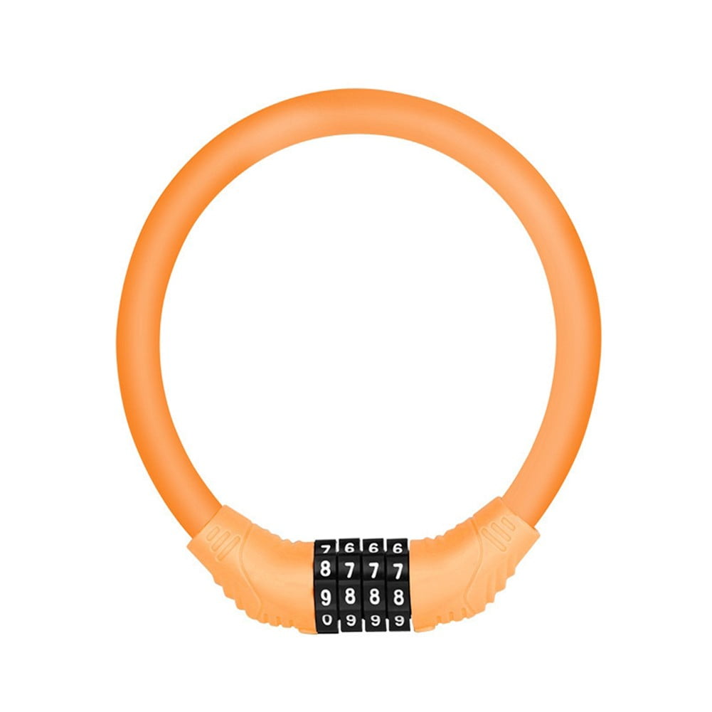 CENL Keyless Bike Lock Anti Theft Steel Cable Compact for Bicycle and ...