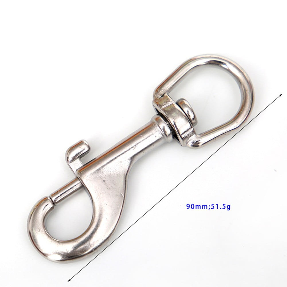 CENL Scuba Diving Swivel Hook Stainless-Steel Quick Carabiner Swivel Eye Bolt 70-120mm Double ...