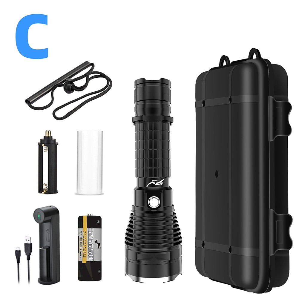 CENL Scube Diving Flashlight P70-LED Light Waterproof Underwater ...