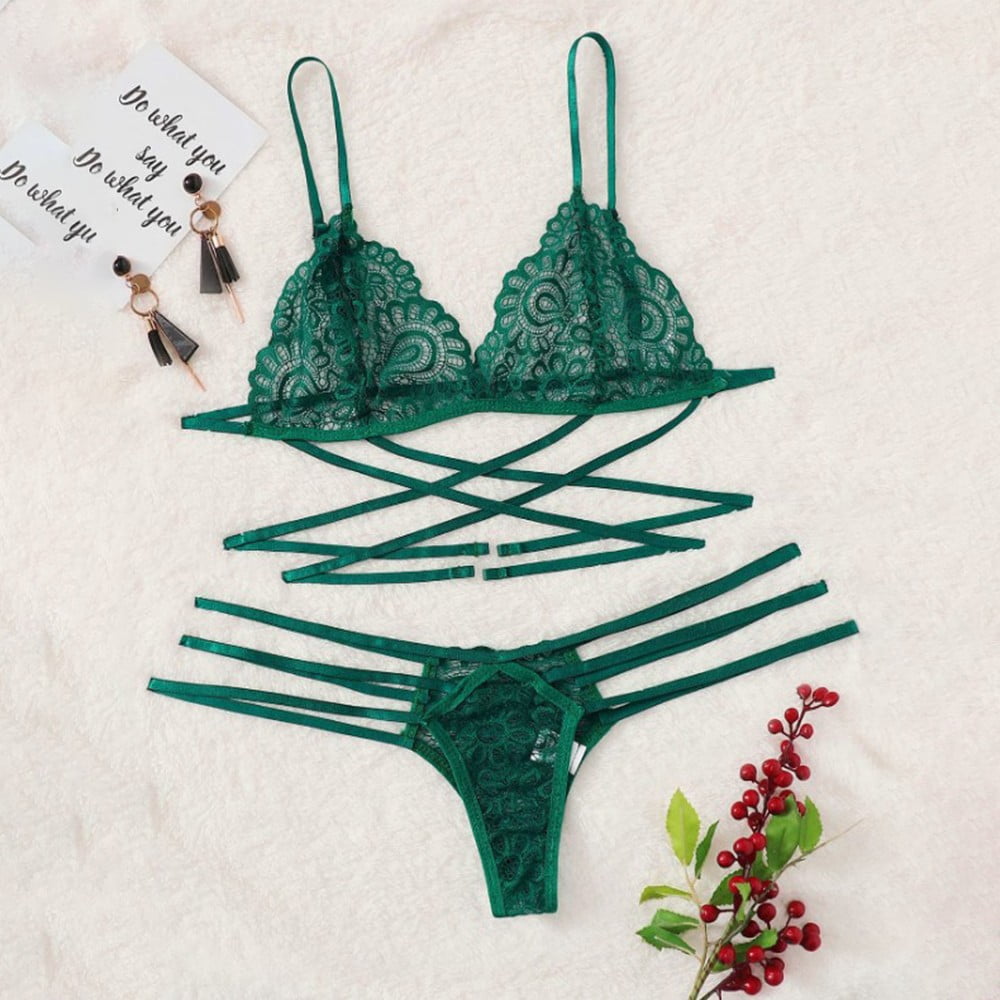 CENL Sexy Women Lace Lingerie Nightwear Underwear G-string Sleepwear ...