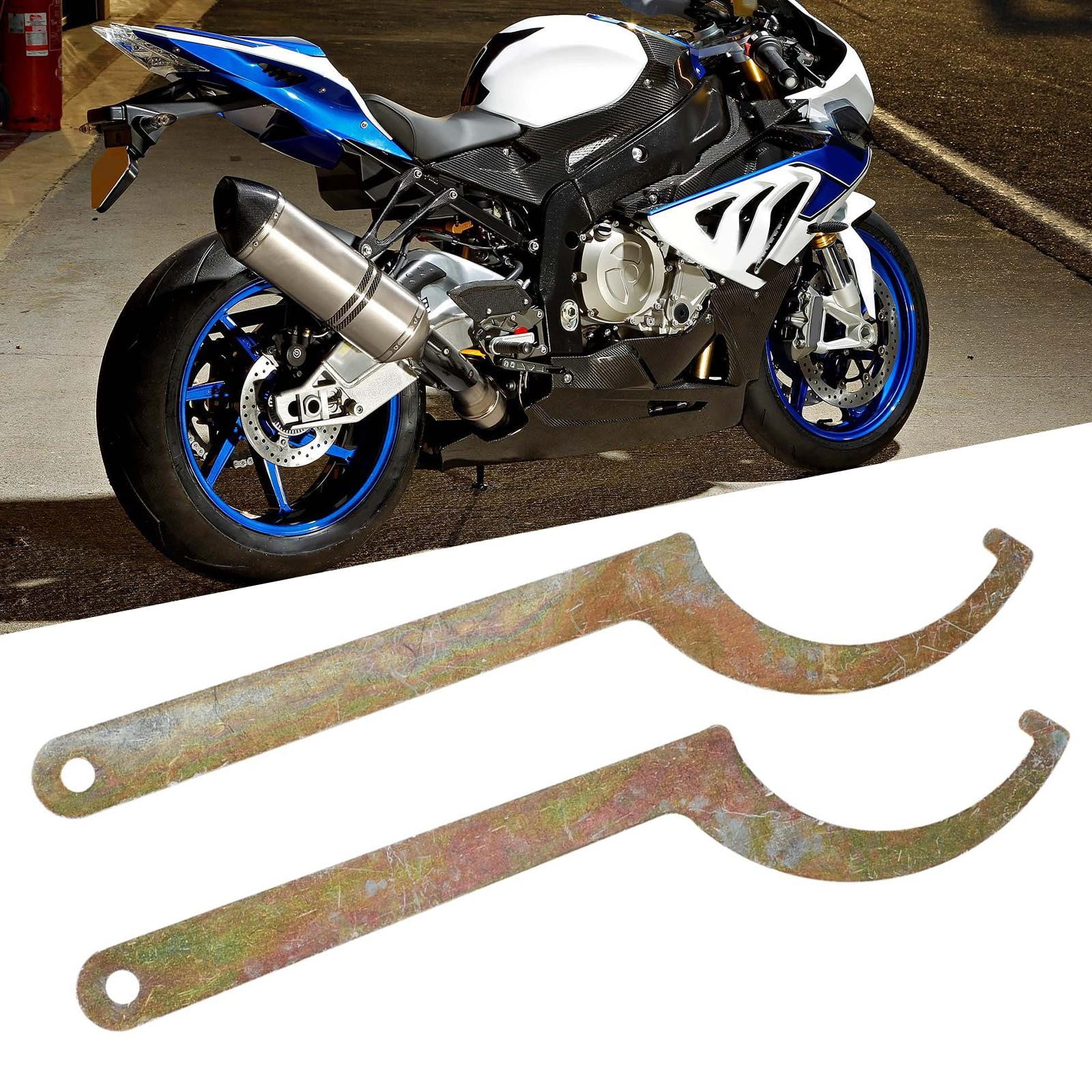 CENL Tool 2 Pcs Spanner Adjustable Adjusting Bike Metal Motorcycle ...