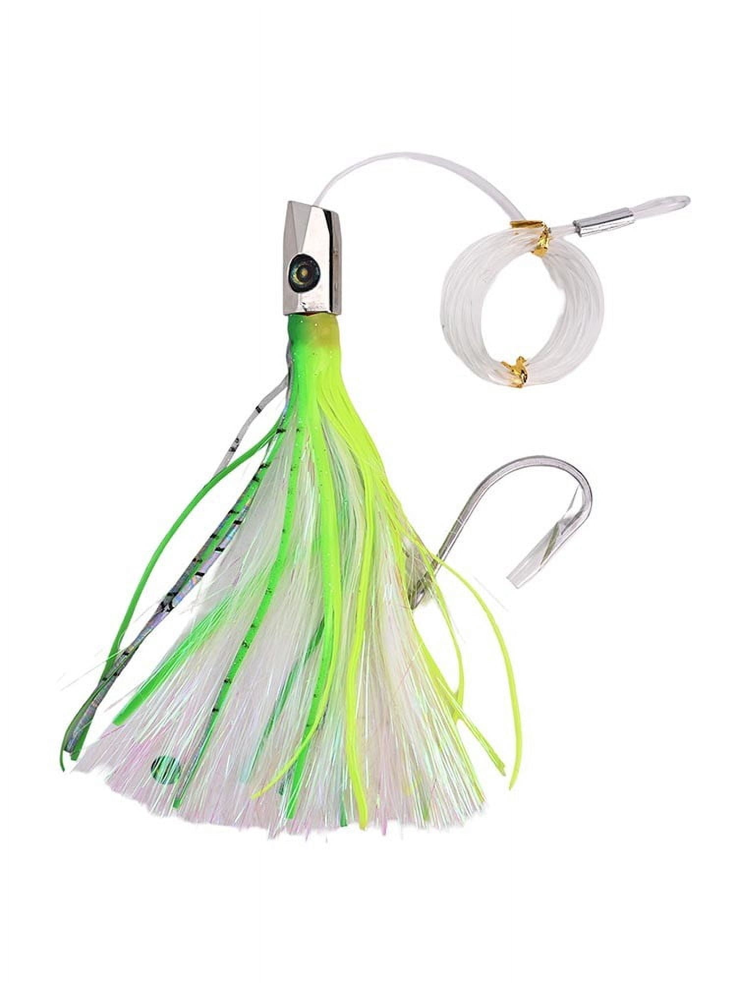 CENL Trolling Bait Octopus Soft Bait Boat Fishing 1.7m Cord Length 22CM ...