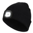 CENSGO LED Headlight Beanie, USB Rechargeable Knitted Cap, Unisex Ideal Gifts for Men Women ...