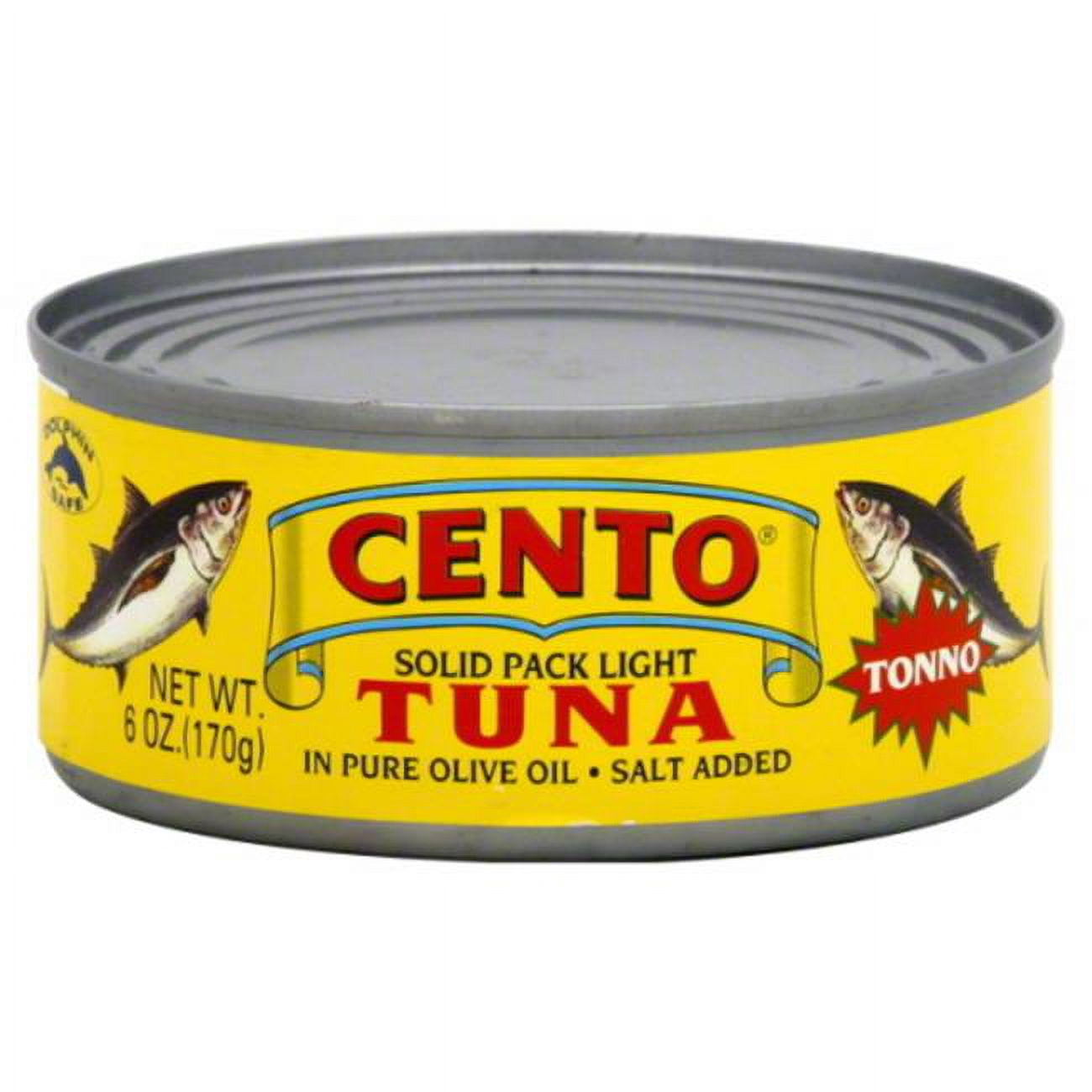 CENTO 100% Natural Tuna Tonno in Olive Oil - Pack of 24 - 5 oz ...