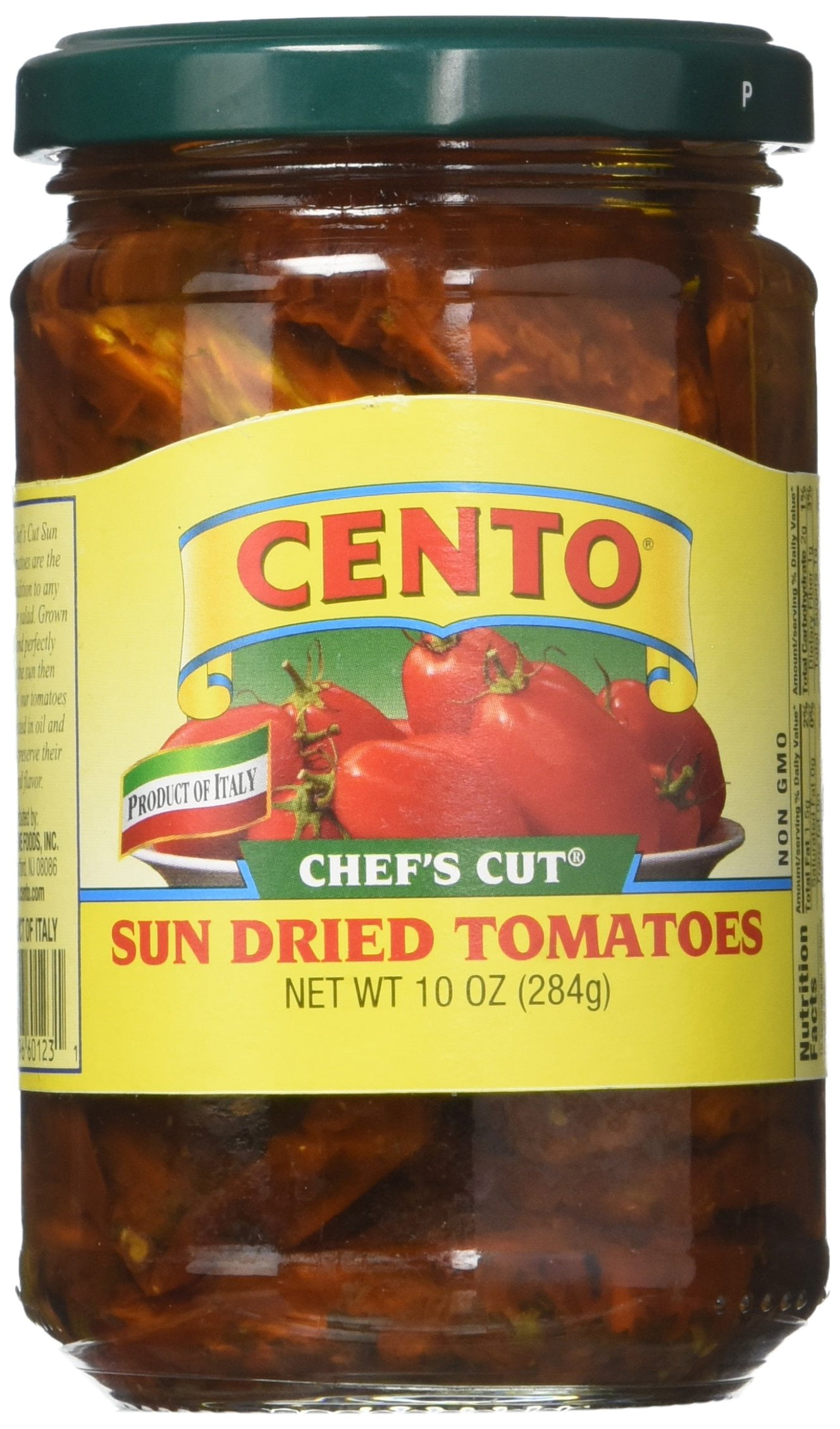 CENTO CHEFS CUT SUNDRIED TOMATOES, 10 KKS1 Ounce Jar - Walmart.com