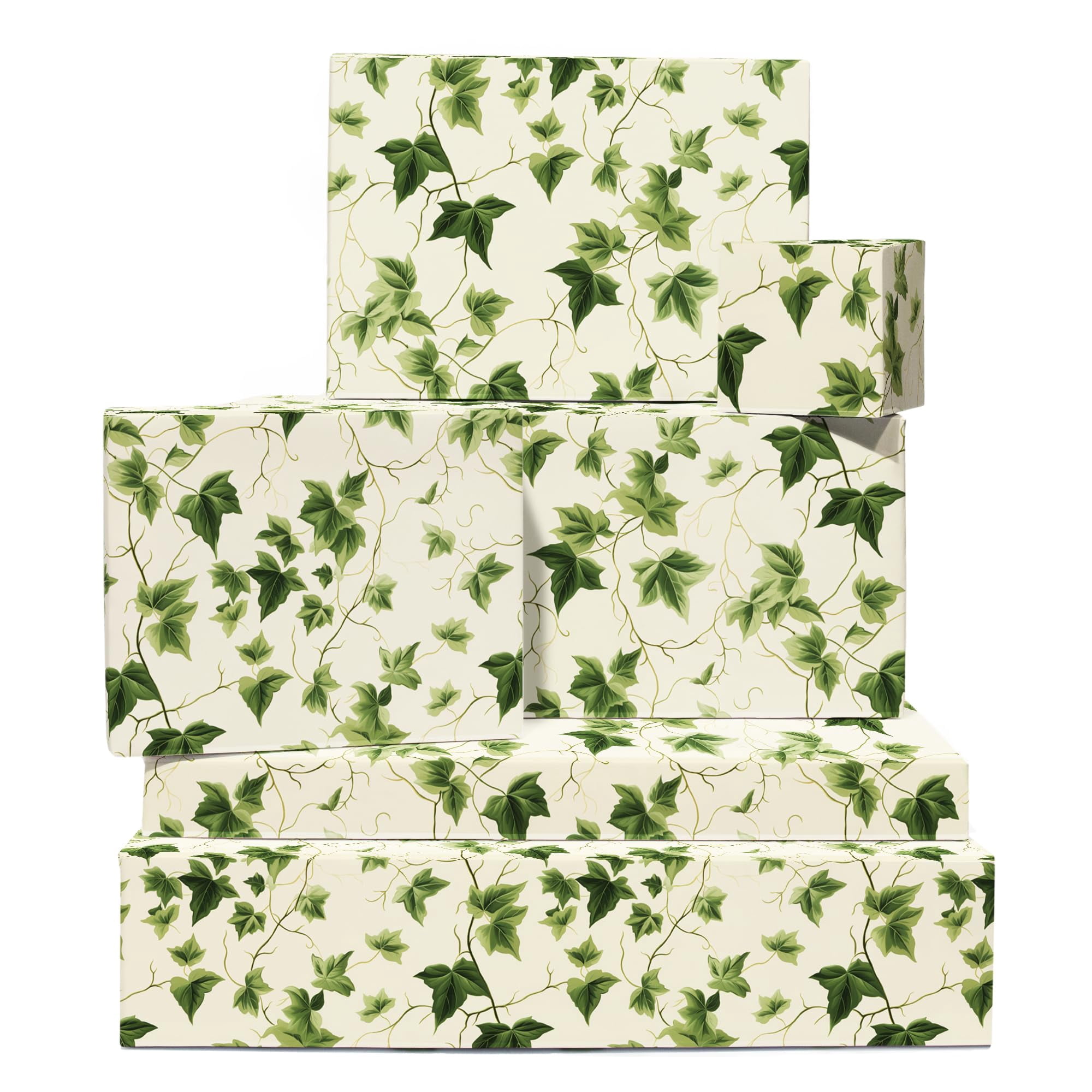 CENTRAL 23 Green Wrapping Paper - AIS1 6 Sheets Of Birthday Gift Wrap ...