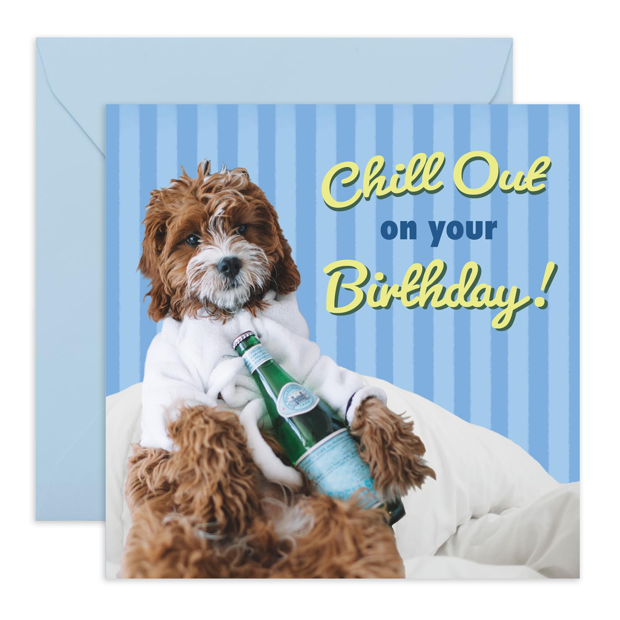 CENTRAL 23 Relaxation Birthday Card for Him - 'Chill Out Birthday Dog ...