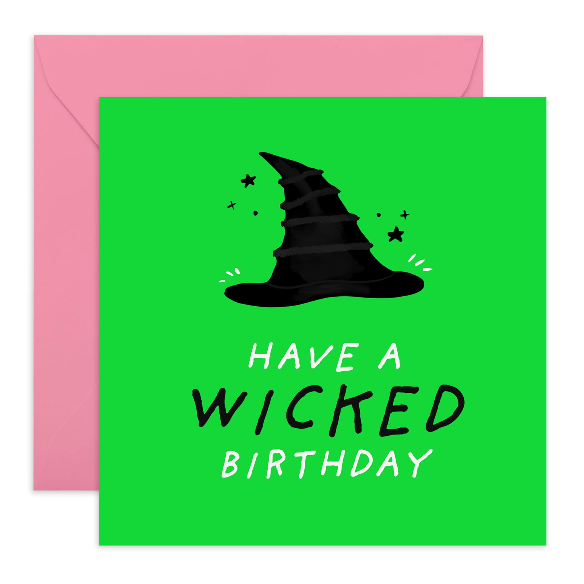 CENTRAL 23 Wicked Birthday Card - SMRFun Witch Hat Design - Halloween ...