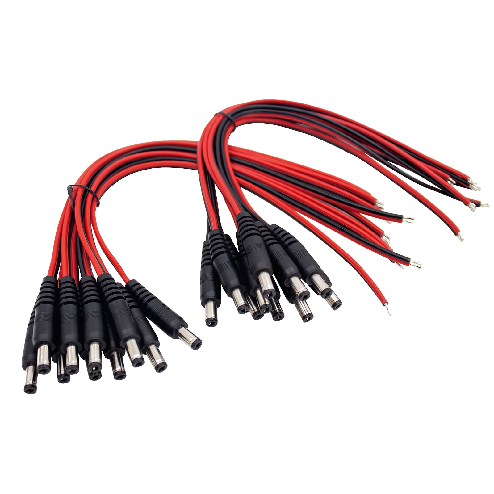 CENTROPOWER DC Power Cable 12V 5A Plugs Male Female Connectors for CCTV ...