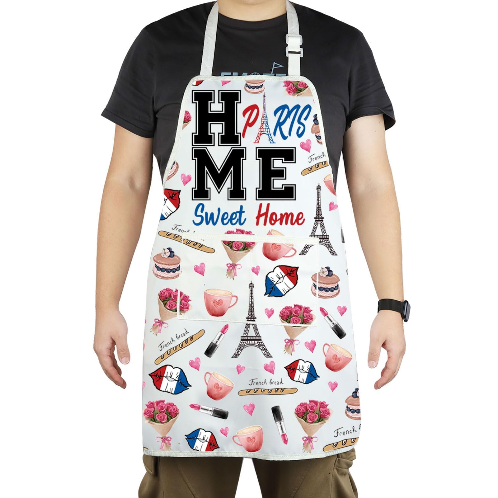 CENWA Paris Travel Gift Funny Home Sweet Home Paris Cooking Apron ...