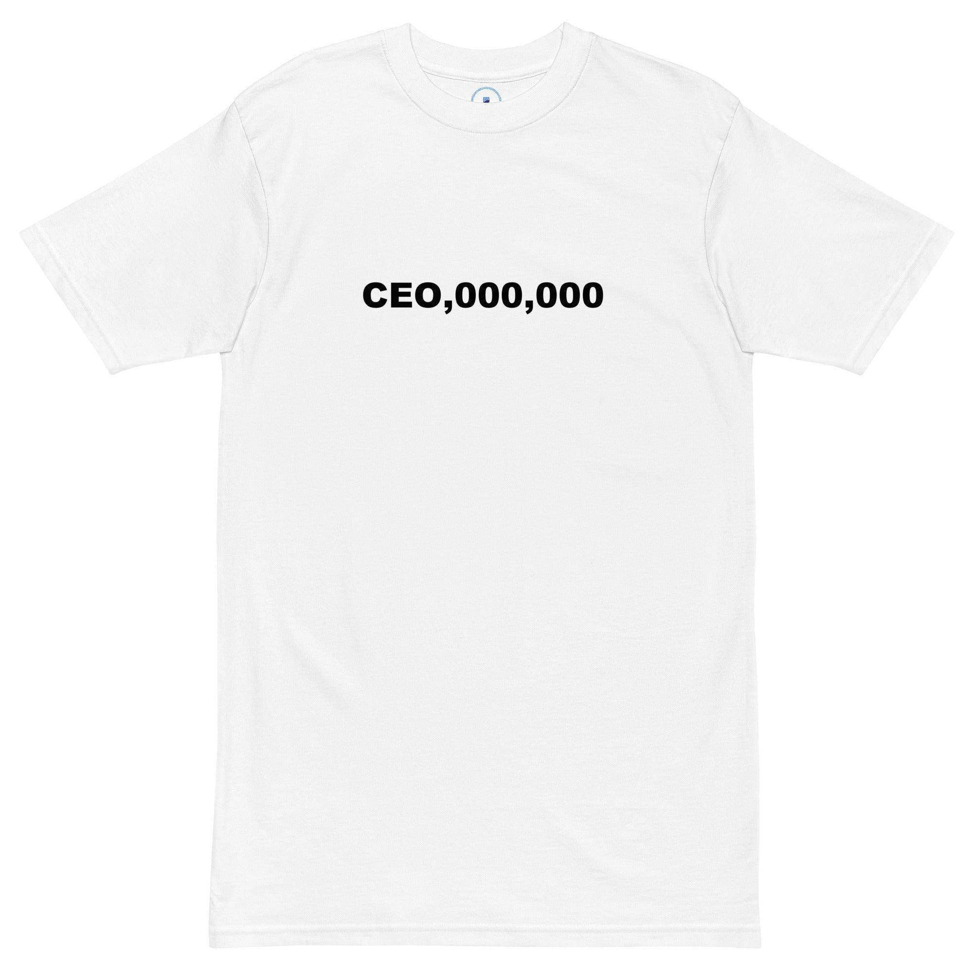 CEO,000,000-WHITE T-Shirt - Walmart.com