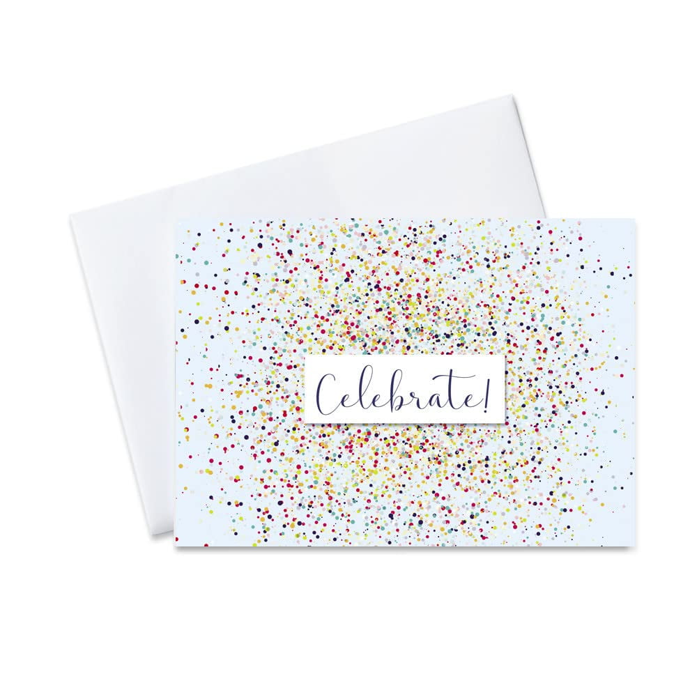 CEO Cards - Congratulations Greeting Cards (Colorful Confetti Design ...