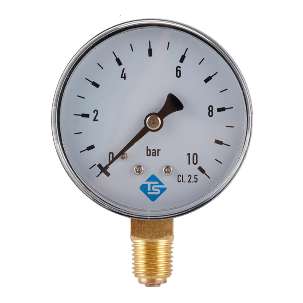CEORPER 1/4" NPT Thread Mini Low Pressure Meter Pressure Single Scale ...