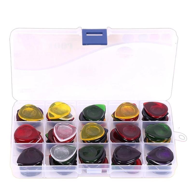 CEORPER 100Pcs Water Drop Shaped Guitar Pick Enduring Clear Guitar Pick ...