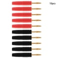 CEORPER 10pcs 2mm Wire Cord Solder Type Male Banana Plug Jack Connector ...