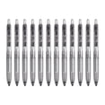 CEORPER 12PCS Retractable Gel Pen 0.5MM Tip Refillable Gel Pen for ...