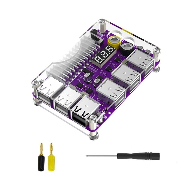 CEORPER 24Pin Power Supply Breakouts Board and Acrylic Case USB Adapter ...