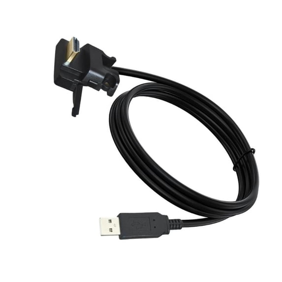 CEORPER 2Meter Long USB Data Cable with Angled HDTV Connection Adapter ...