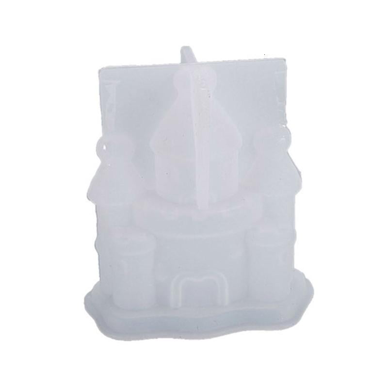CEORPER 3D Dream Castle Resin Mold Silicone Cake Castles Casting Epoxy ...