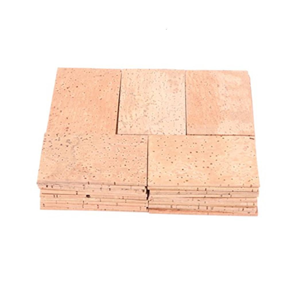 CEORPER 50Pcs/pack Saxophone Neck Cork Neck Cork Sheet Use for Soprano ...