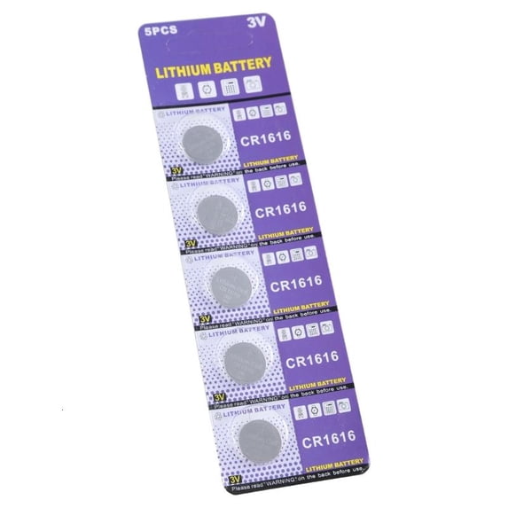 CEORPER 5Pcs CR1616 3V Lithium Button Cell Battery for Watches ...