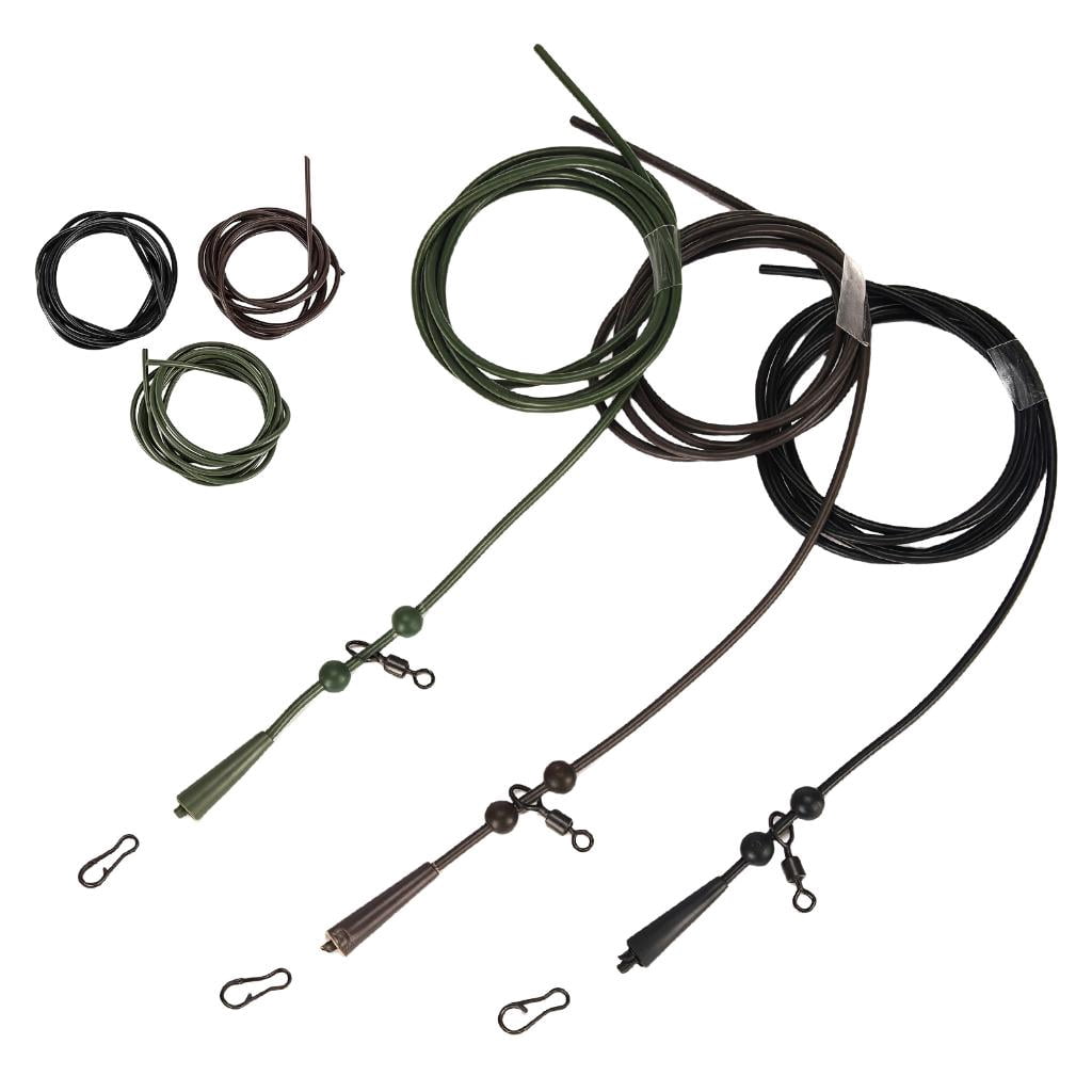 CEORPER 6PCS Helicopter Hair Rigs Pre Rigged Rig Tube Tied Fishing Rigs ...