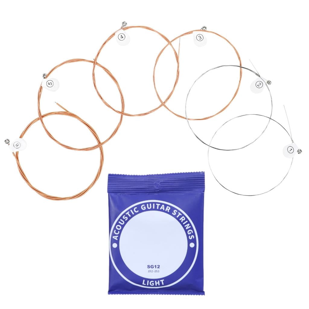CEORPER 6Pcs Folk Guitar Highly Carbon Steel Core Strings Classical ...
