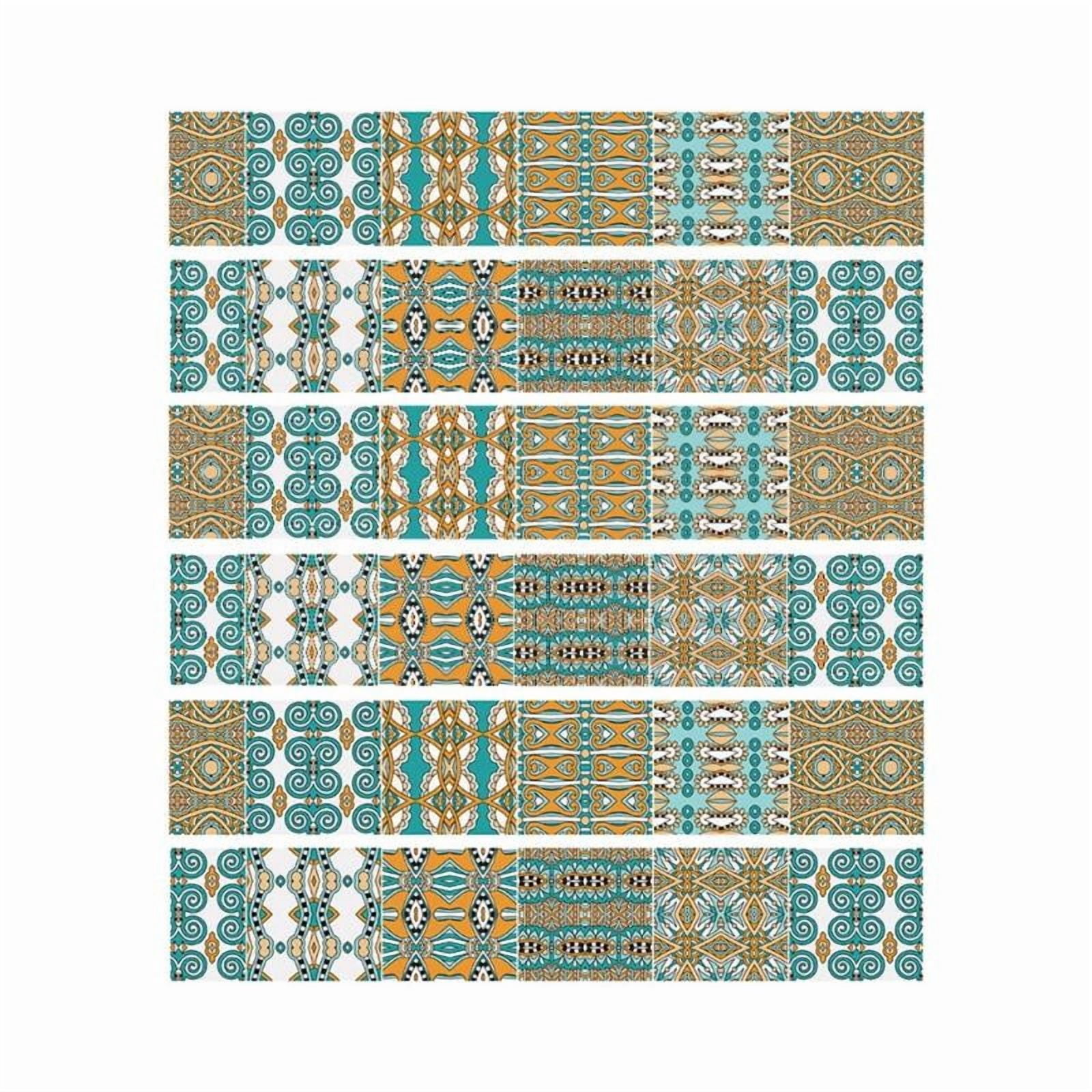 CEORPER 6Pcs Tile Floor Stair Stickers Bathroom Kitchen Decoration ...