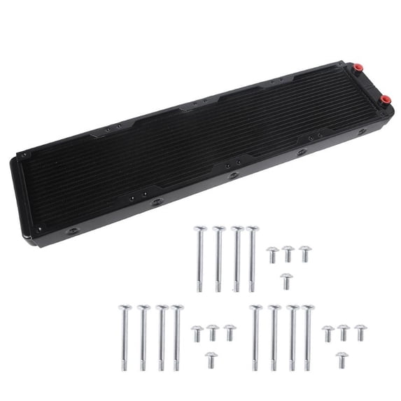 CEORPER Aluminum Radiator 18 Row Tubes Heat Exchanger Radiator for CPU ...
