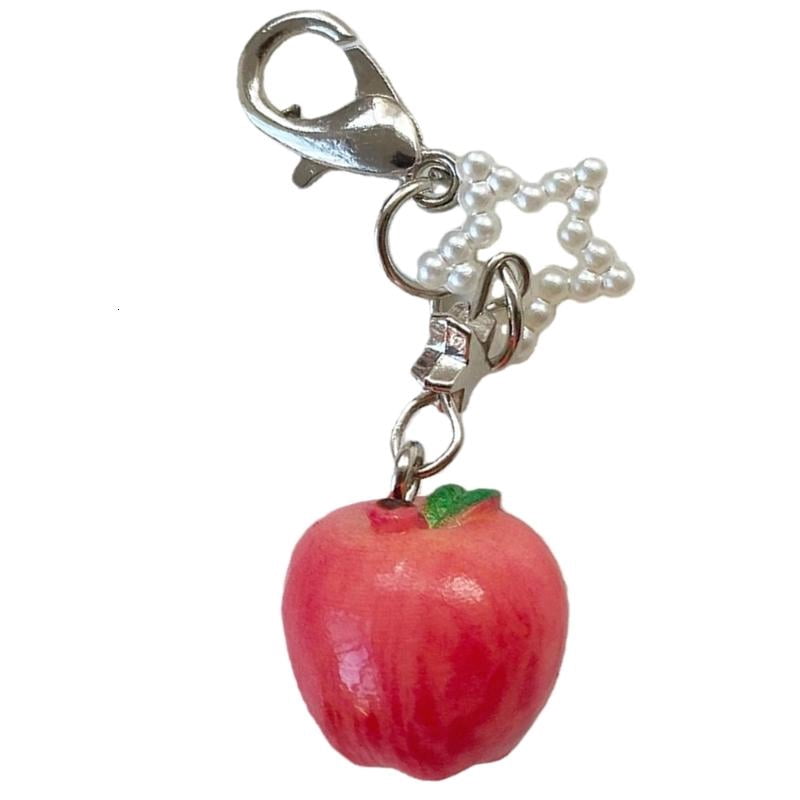 CEORPER Charming Metallic Fruit Shaped Pendant With Star Pattern For ...