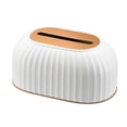 CEORPER Countertops Toilet Paper Napkin Box Toilet Paper Holder Striped ...