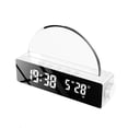 CEORPER Digital Clock Dynamic Atmosphere Light Temperature Sunrise ...