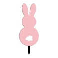CEORPER Easter Bunny Yard Lawn Stakes Rabbits Shape Yard Signs Outdoor ...