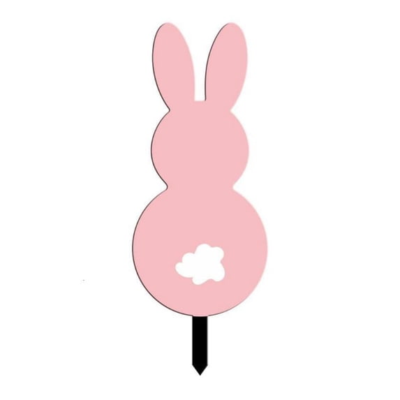 CEORPER Easter Bunny Yard Lawn Stakes Rabbits Shape Yard Signs Outdoor ...