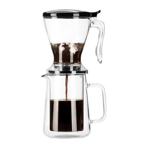 CEORPER Elegant 650ML Coffee Dripper And Glass Carafe Set For Coffee ...