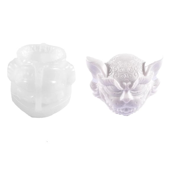 CEORPER Evil for Cat Silicone Epoxy Mold Candle Making Mold Resin ...