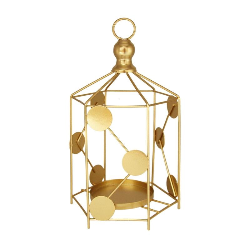 CEORPER Fashion Design Candle Holder Stand Metal Tree Leaf Shape ...