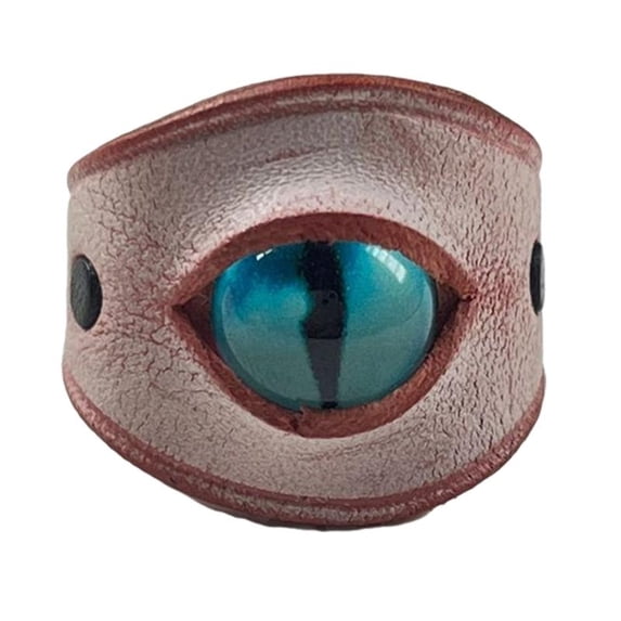 CEORPER Fashionable Blue Evil Eyes Ring for Him or Her Adjustable ...