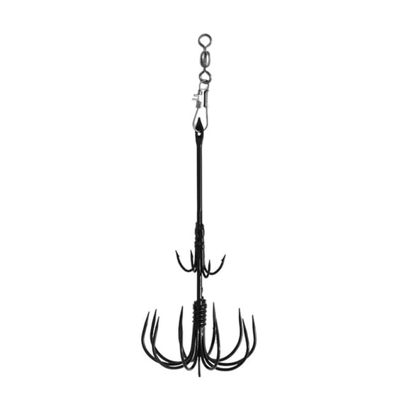 CEORPER Fishings Squid Hook Steel Outdoor Fishing Tackle Head Hook ...