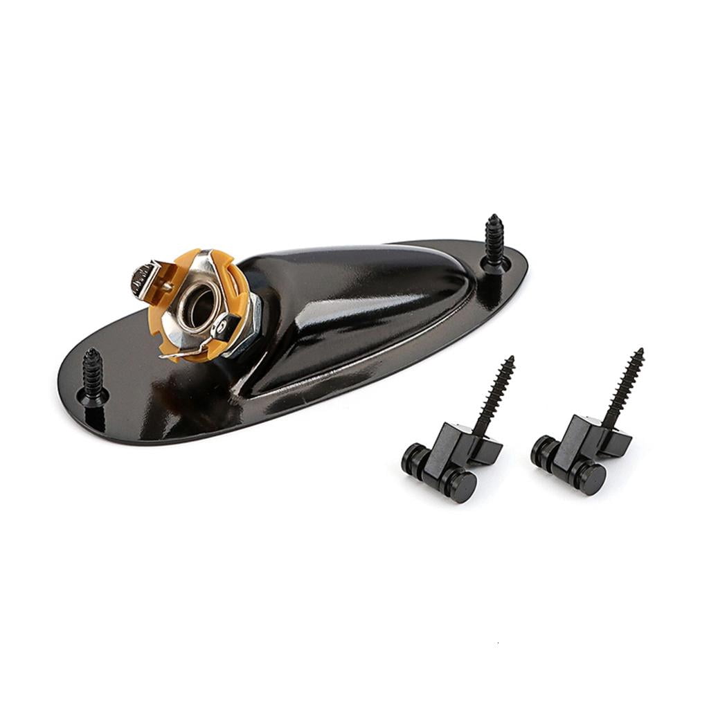 CEORPER Guitar Loaded Boat Style Guitar Pickup Output Input Jacks Plug ...