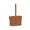 CEORPER Handmade Rattan Basket with Handle for Home Flower Arrangement ...
