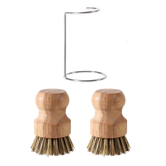 CEORPER High Performances Coconut Fiber Dish Scrubber Brushes for ...
