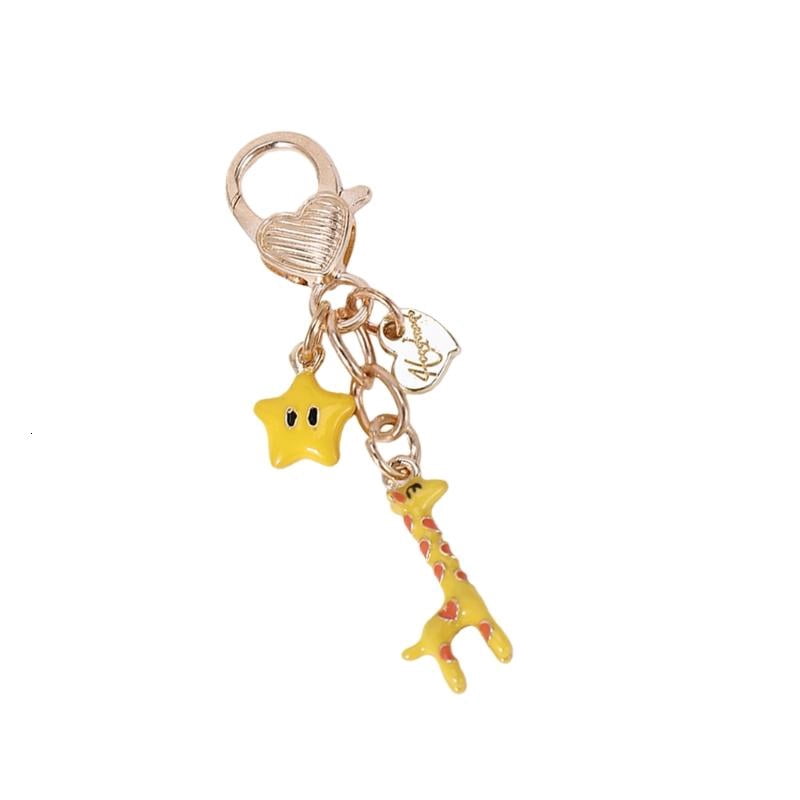 CEORPER High Quality Sturdy Alloy Giraffe Rocking Horse Keychain with ...