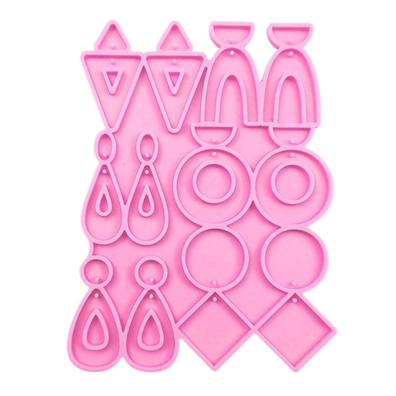CEORPER Keychain Earrings Mold Resin Epoxy Silicone Mold Jewelry ...